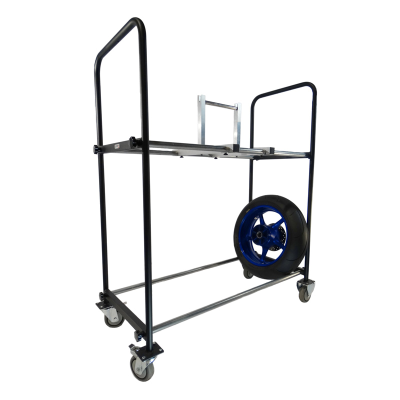 Wheel Transport Trolley - Cart for Car & Motorcycle Wheels